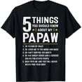 5 Things You Should Know About My Papaw T-Shirt - Walmart.com