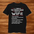 5 Things You Should Know About My Wife She Is My Queen Shirt T Black