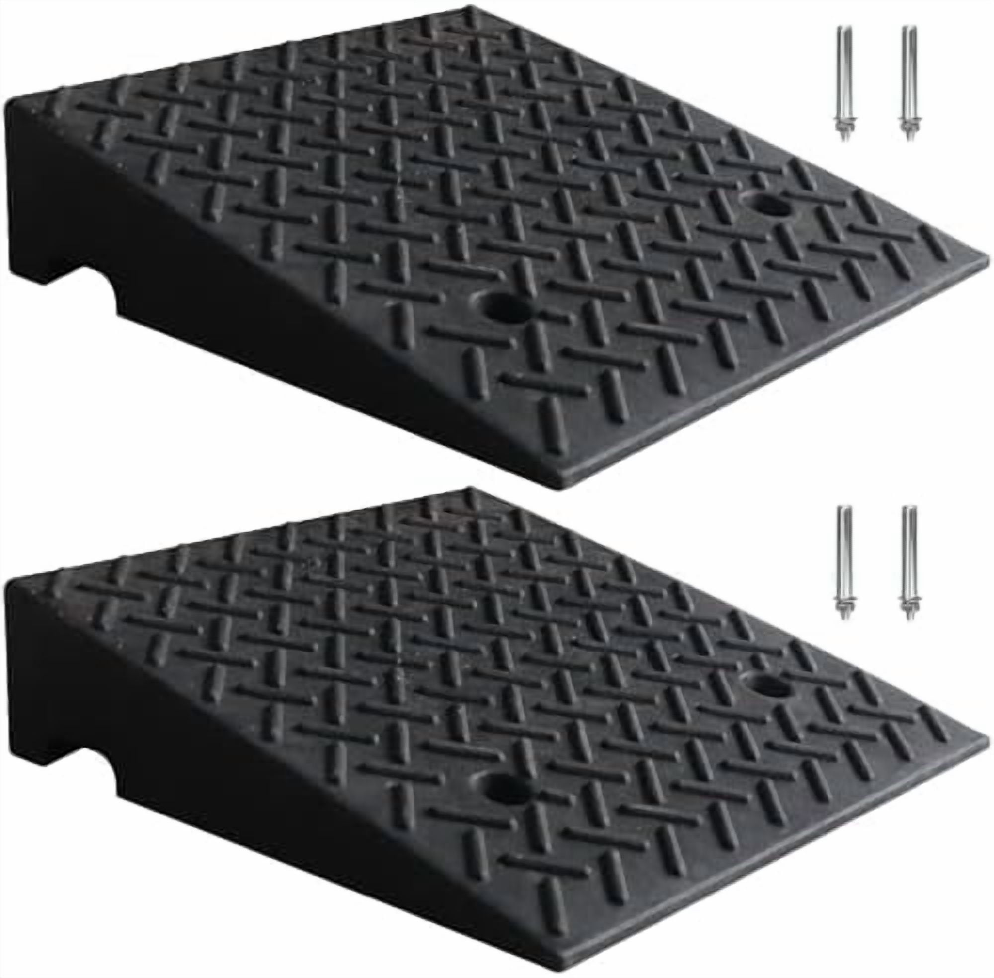 5" Threshold Ramps for Doorways 2pack, Wheelchair Ramp for Home Steps ...