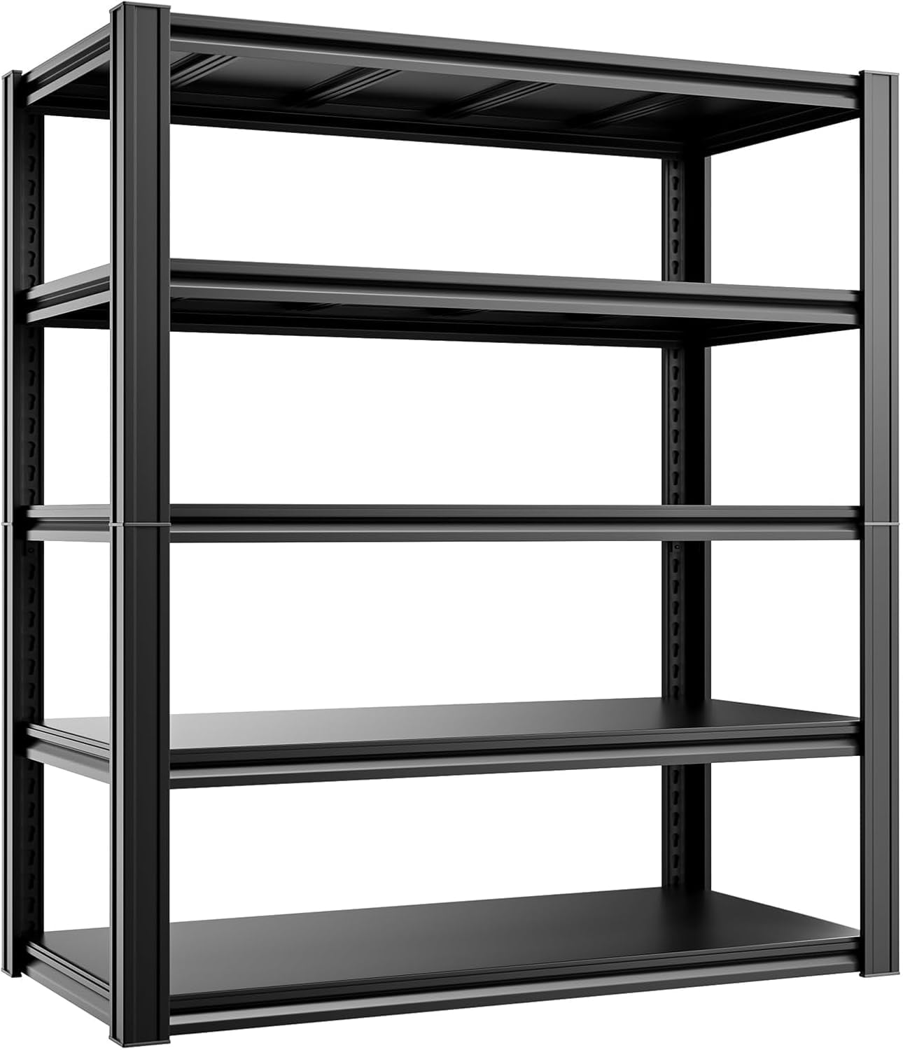 5-Tier 40" W x 18" D x 72" H Garage Storage Shelves Metal Shelf 2020LBS ...