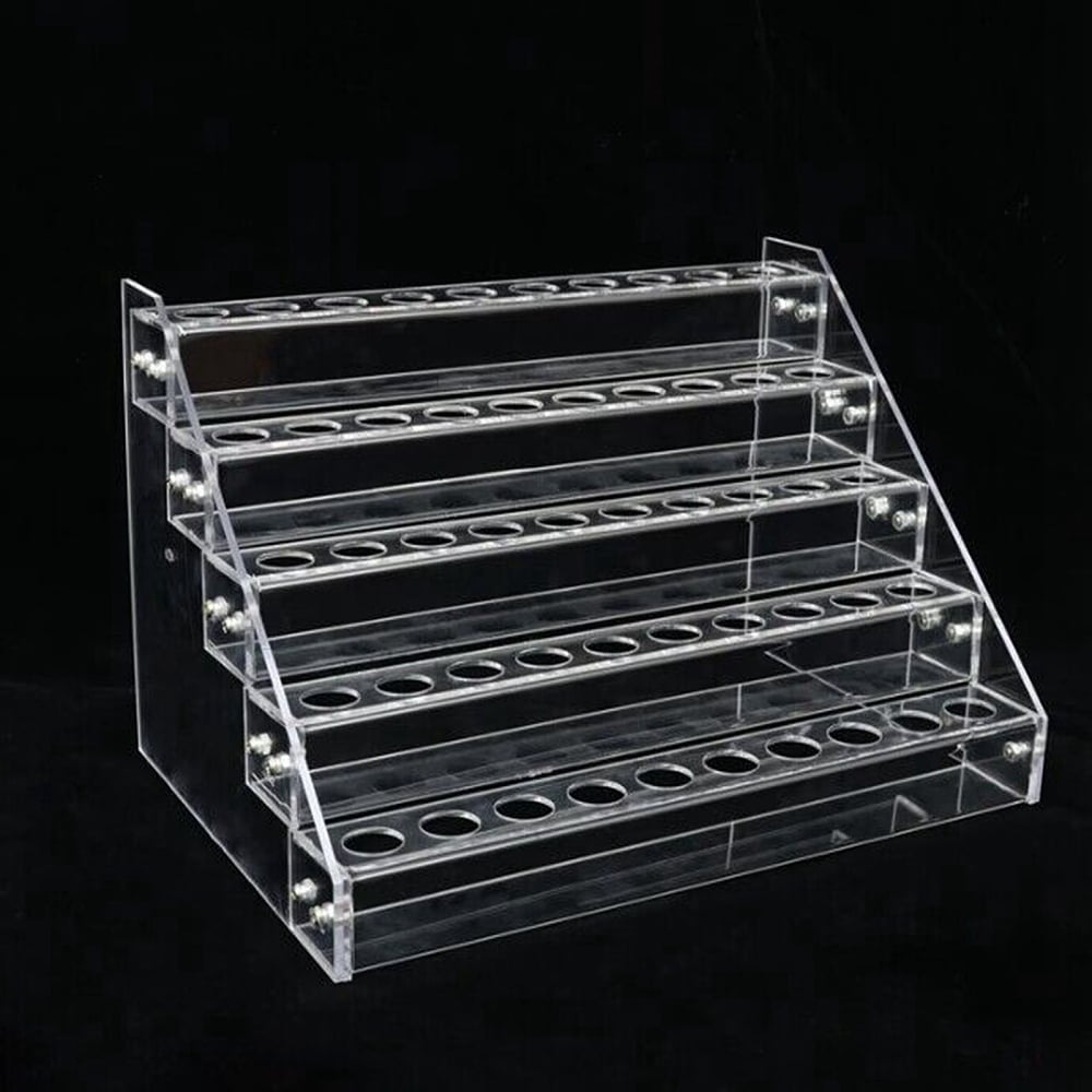 5-Tier 45-Hole Acrylic Lipstick Display Stands Cosmetic Makeup ...