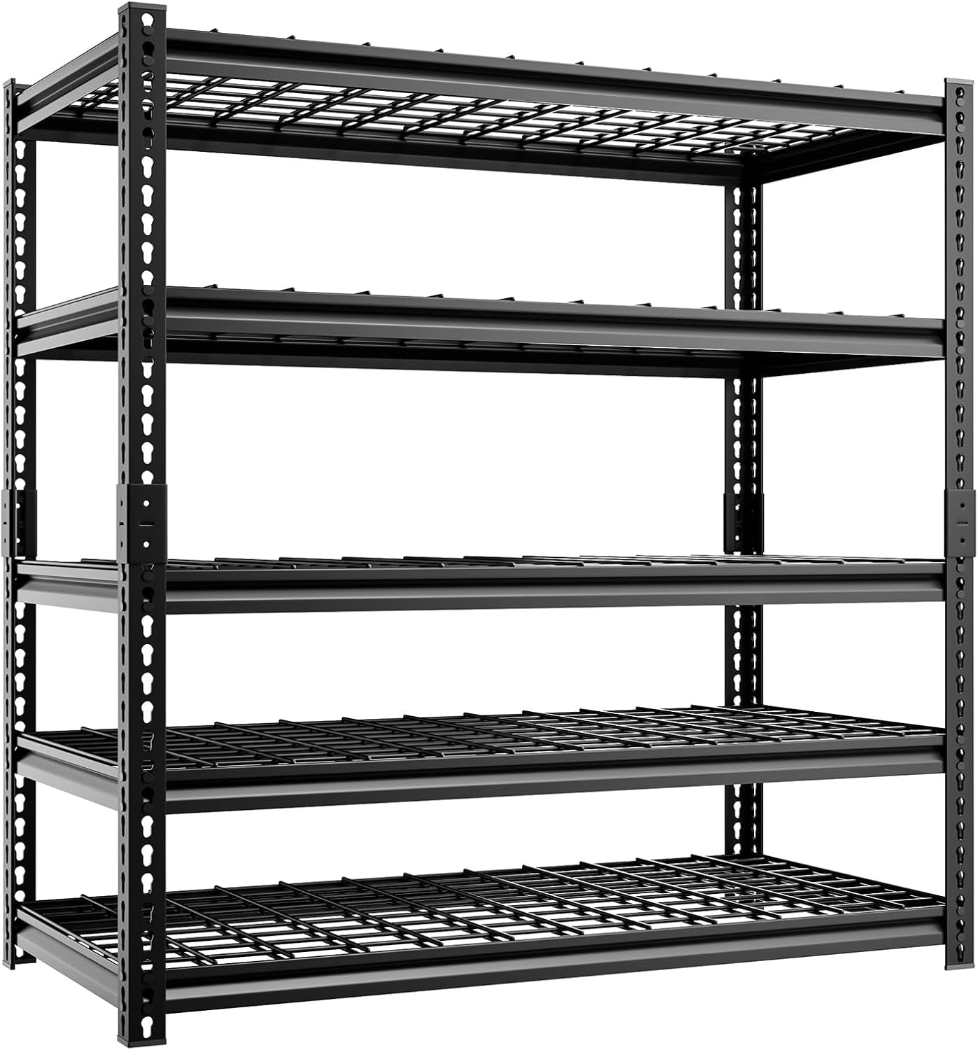 5-Tier 48" W X 24" D X 72" H Garage Shelving 3000LBS Storage Metal ...