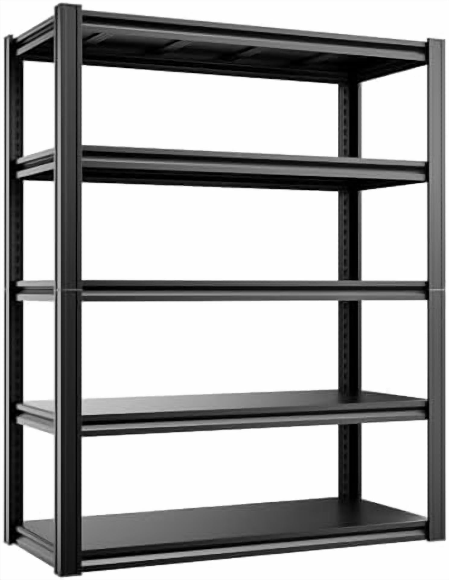 5-Tier 48" W x 18" D x 78" H Storage Shelves 3000LBS Garage Shelving ...