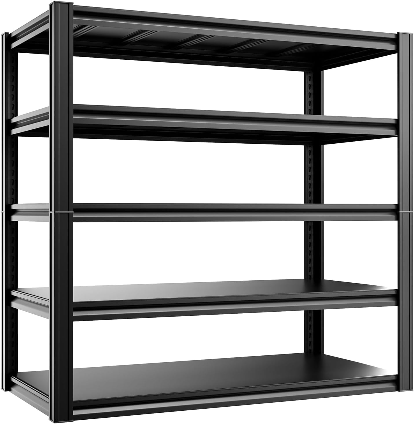 5-Tier 48" W x 24" D x 72" H Garage Shelving 3000LBS Heavy Duty Storage ...