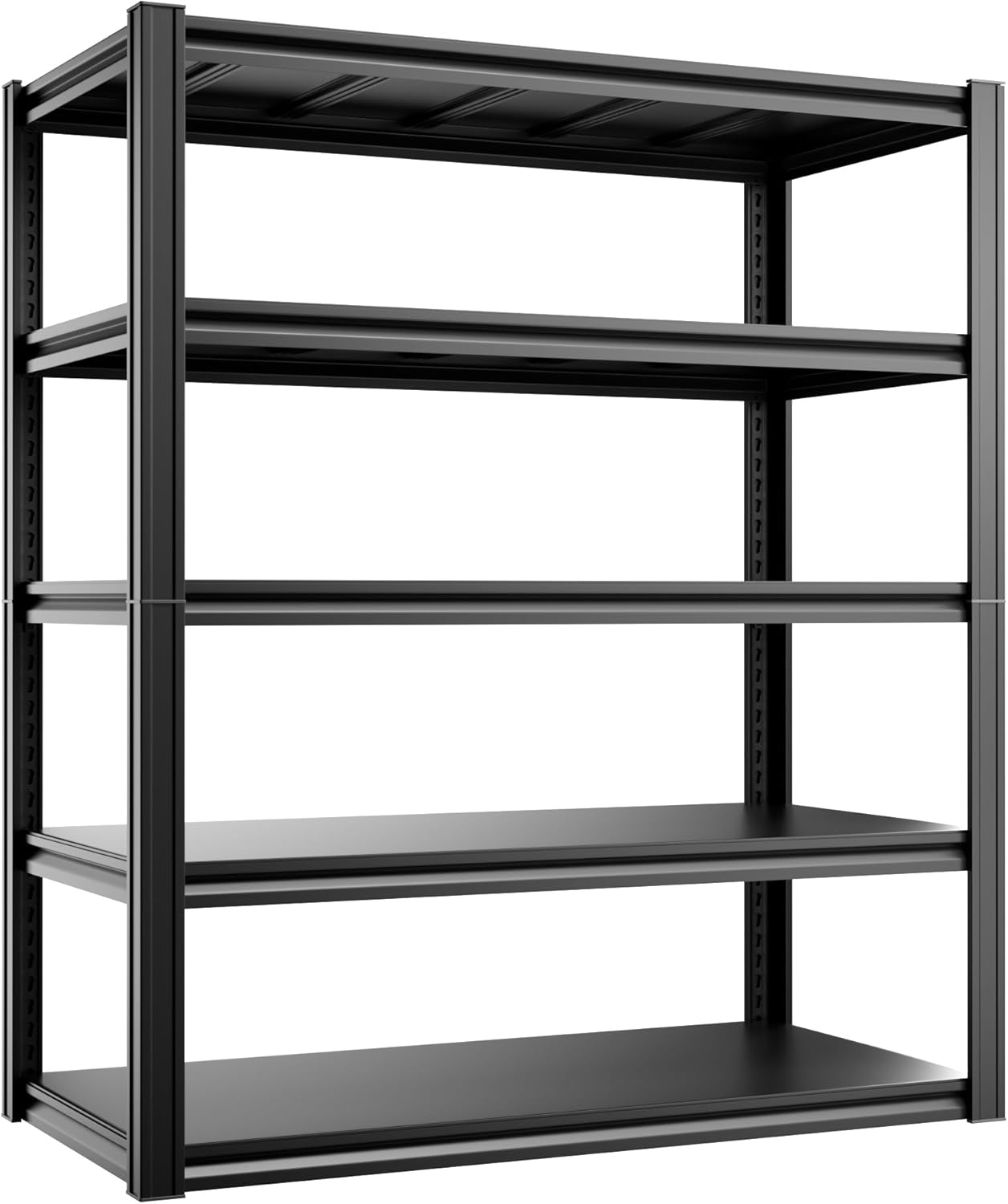 5-Tier 48" W x 24" D x 78" H Garage Shelving 3000LBS Garage Shelving ...