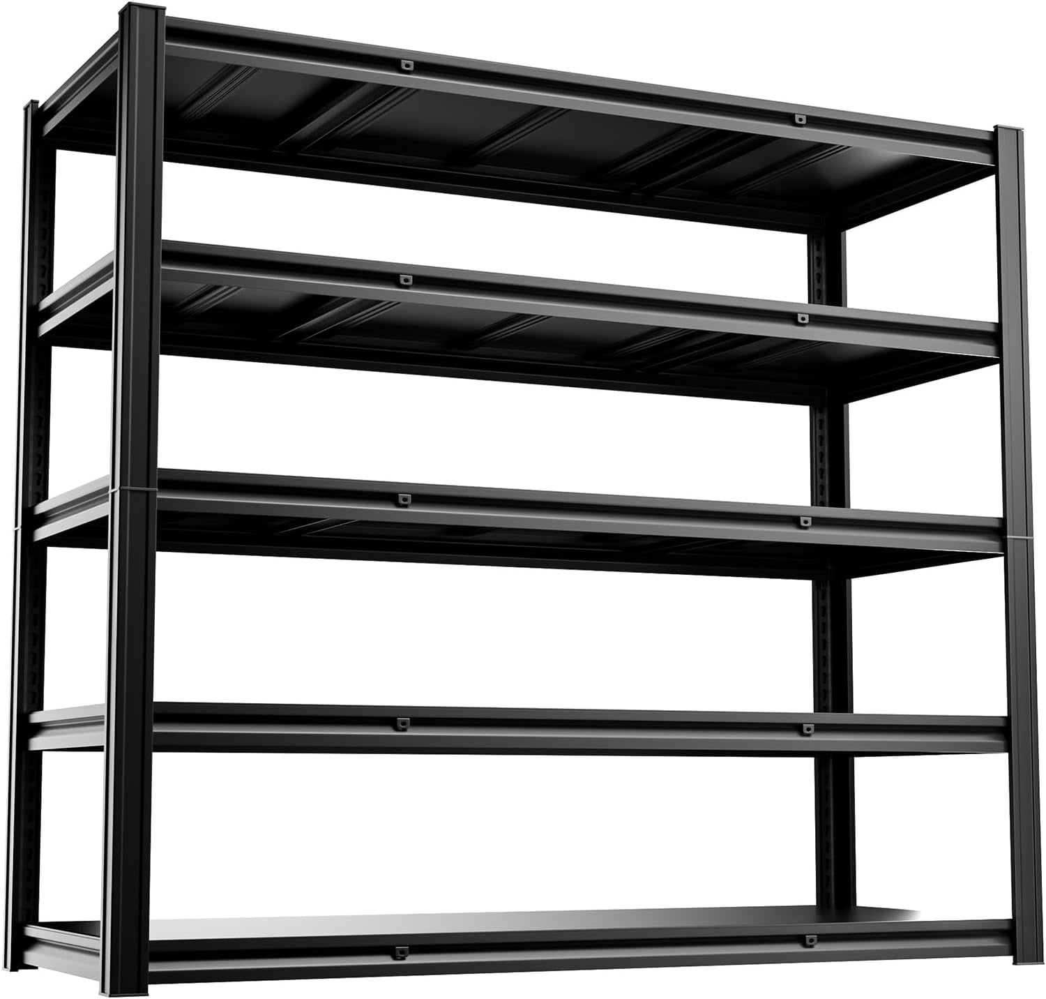 5-Tier 55" W x 24" D x 72" H Industrial Shelving Garage Shelving Heavy ...