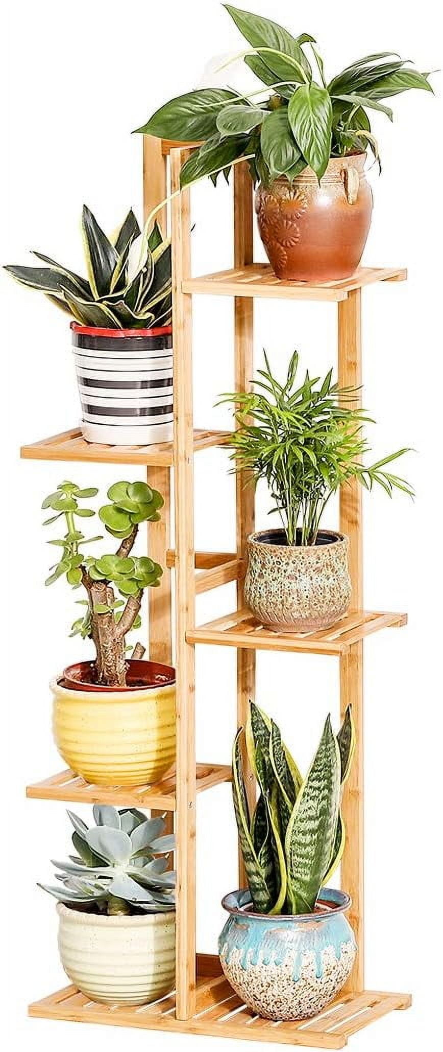5 Tier 6 Potted Stand Rack Multiple Flower Pot Holder Shelf Indoor ...