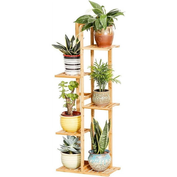 5 Tier 6 Potted Stand Rack Multiple Flower Pot Holder Shelf Indoor ...