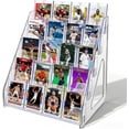 5-Tier Acrylic Display Stand: Clear Vertical Shelf for Collectibles ...