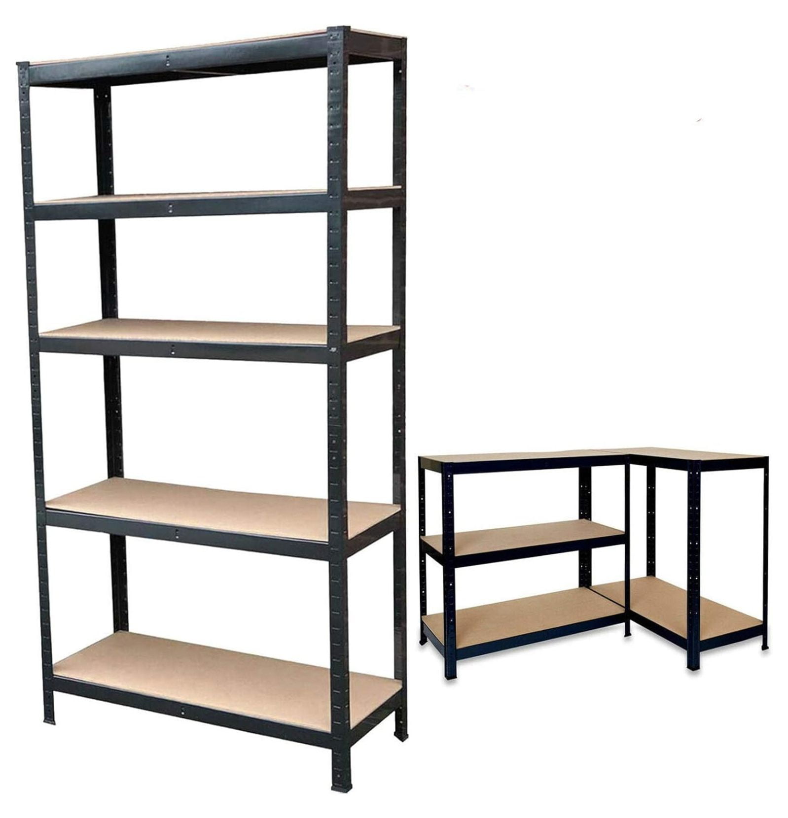 5 Tier Boltless Shelving Unit for Garage Home Modern Design Metal Shelf ...