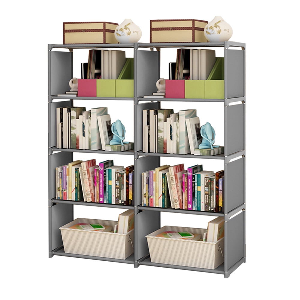 5-Tier Book Shelf 8 Cube Storage Organizer Tall Bookcase Shelf ...