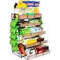 5-Tier Candy Display Rack, Pull-Out Drawer Design Display Snack Rack ...