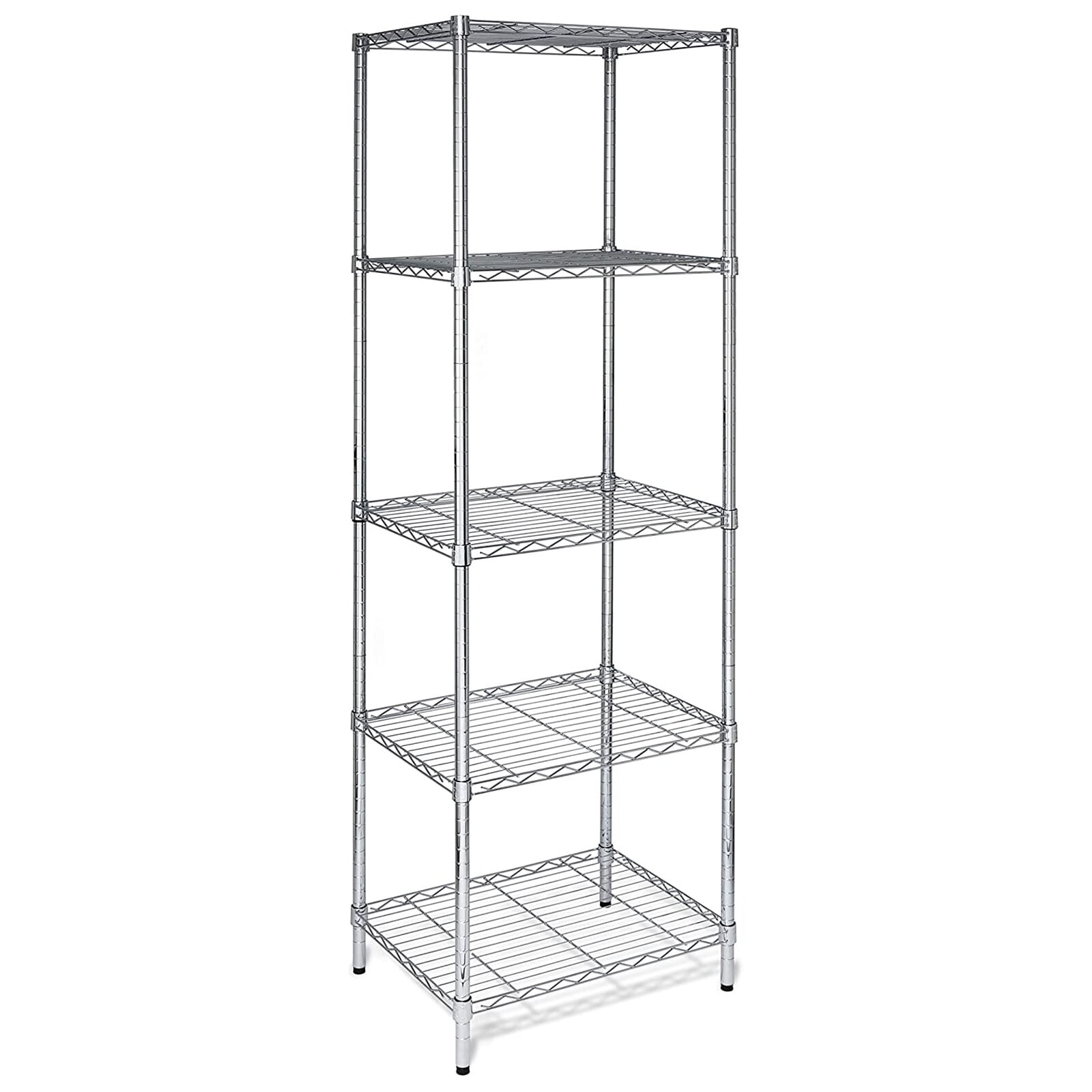5-Tier Chrome Shelving Unit - Walmart.com