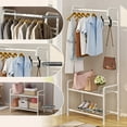 Coat and Shoe Rack Entryway Hall Tree, Coat Rack with Shoe Storage ...
