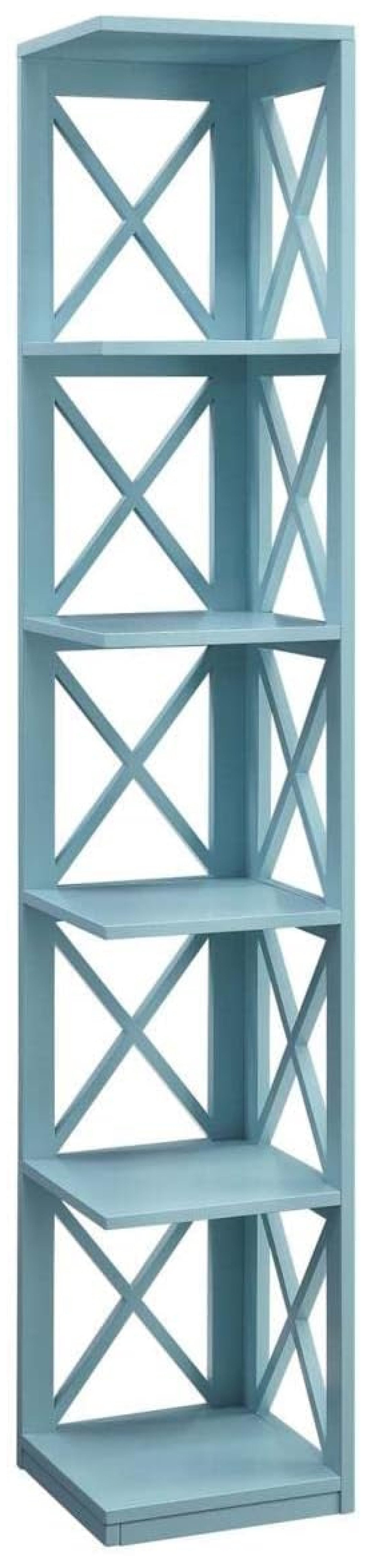 5 Tier Corner Bookcase, Sea Foam - Walmart.com