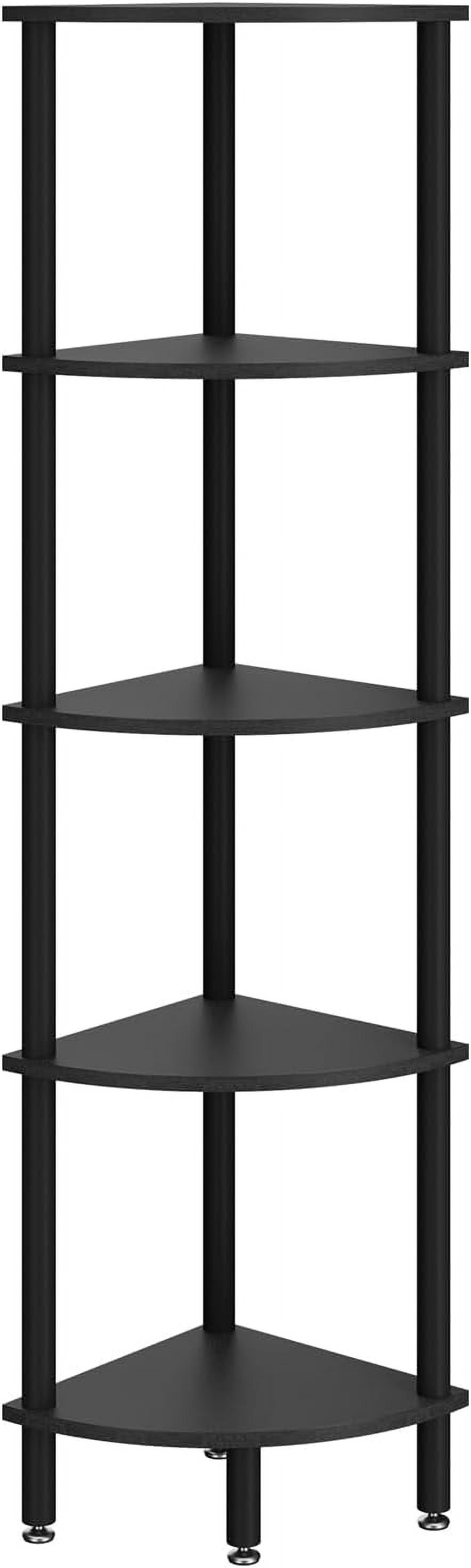 5 Tier Corner Shelf Stand,Industrial Corner Display Rack,Corner ...