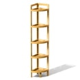 5-Tier Corner Standing Shelf Unit Space-saving Storage for Bathroom ...