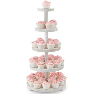 Rustic Farmhouse D√©cor Plate Cake Stand Distressed Vintage Scrollwork ...