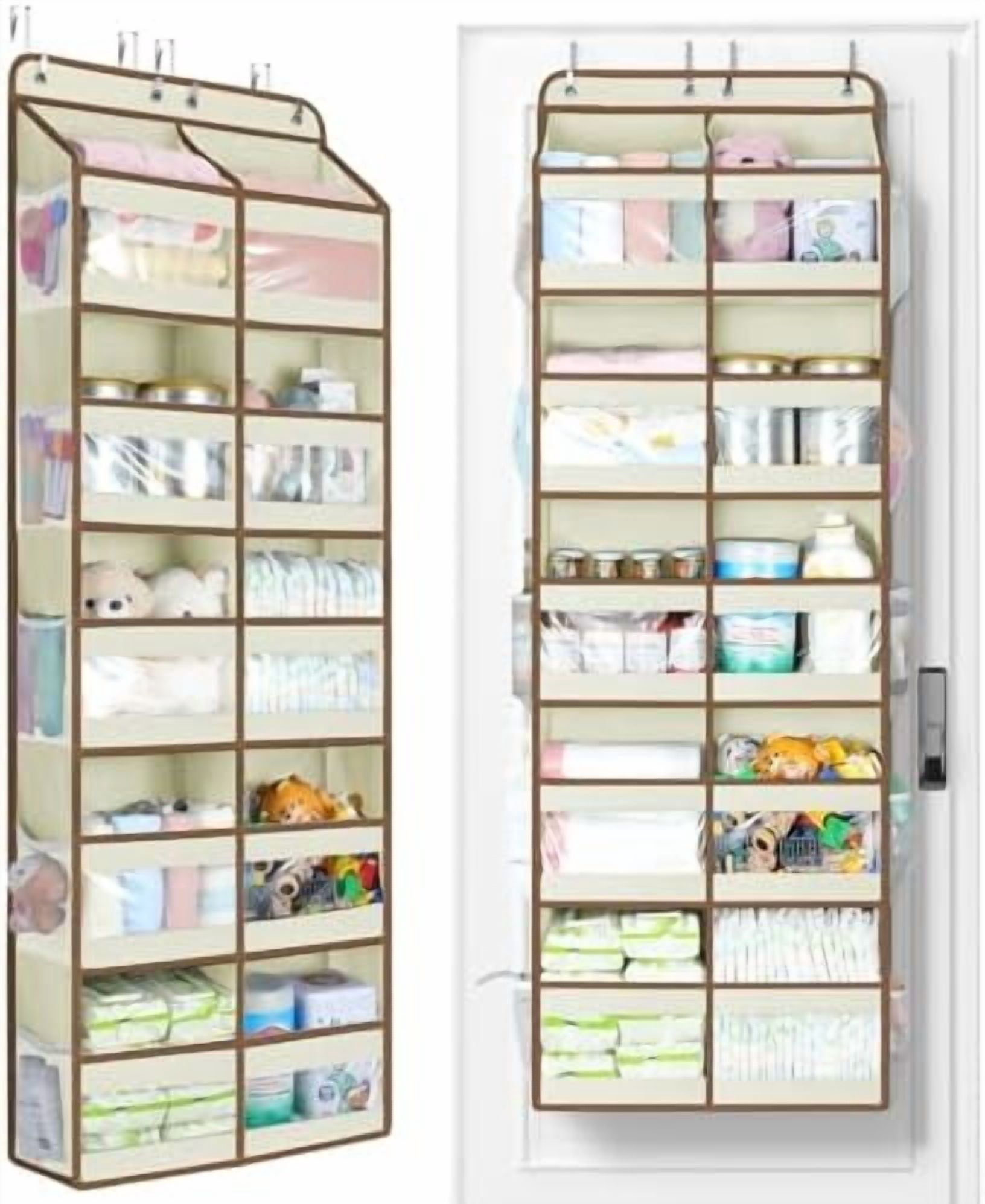 5-Tier Over The Door Organizer Dual-Column, 80lbs Load Over The Door ...