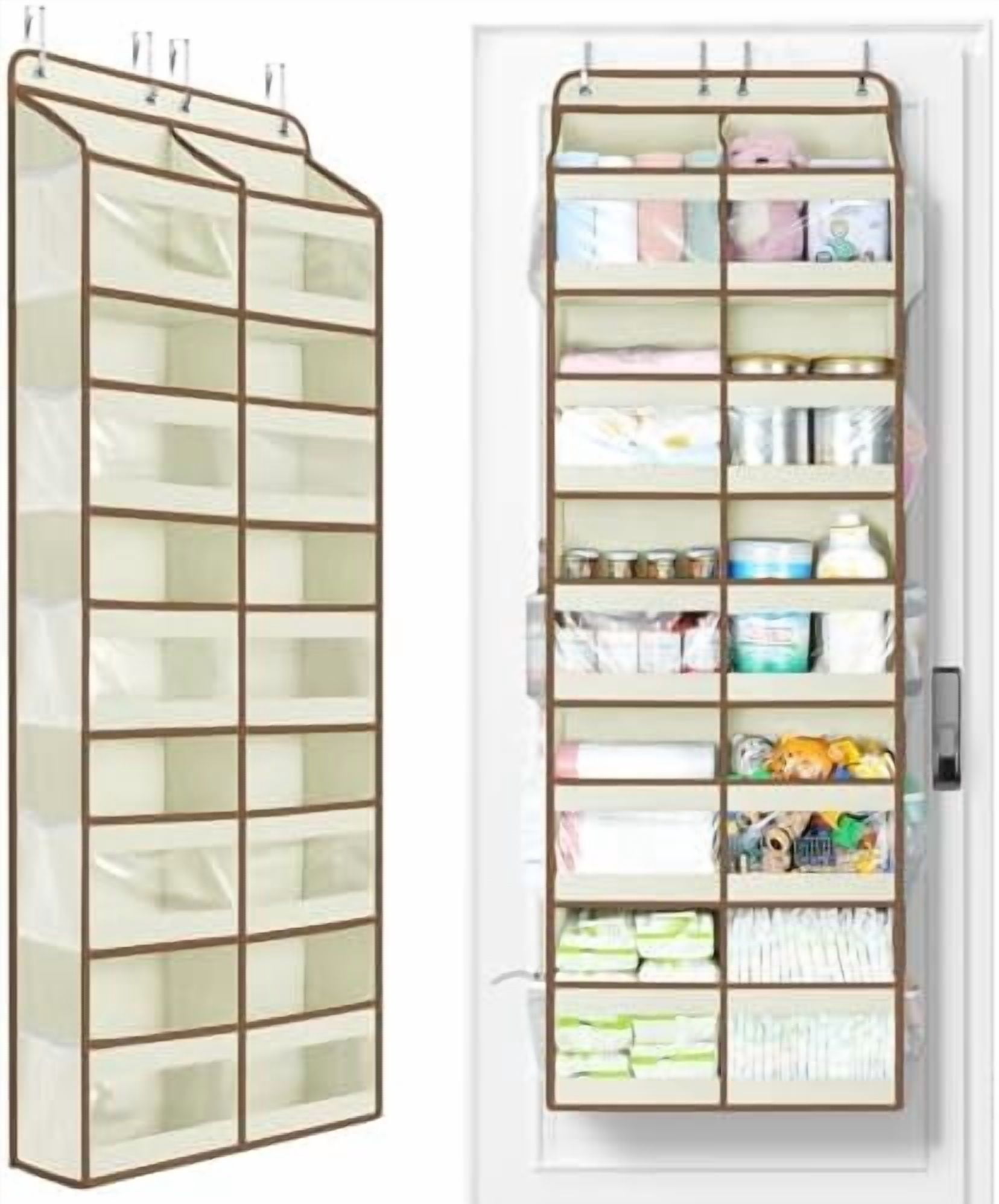 5-Tier Over The Door Organizer Dual-Column, 80lbs Load Over The Door ...