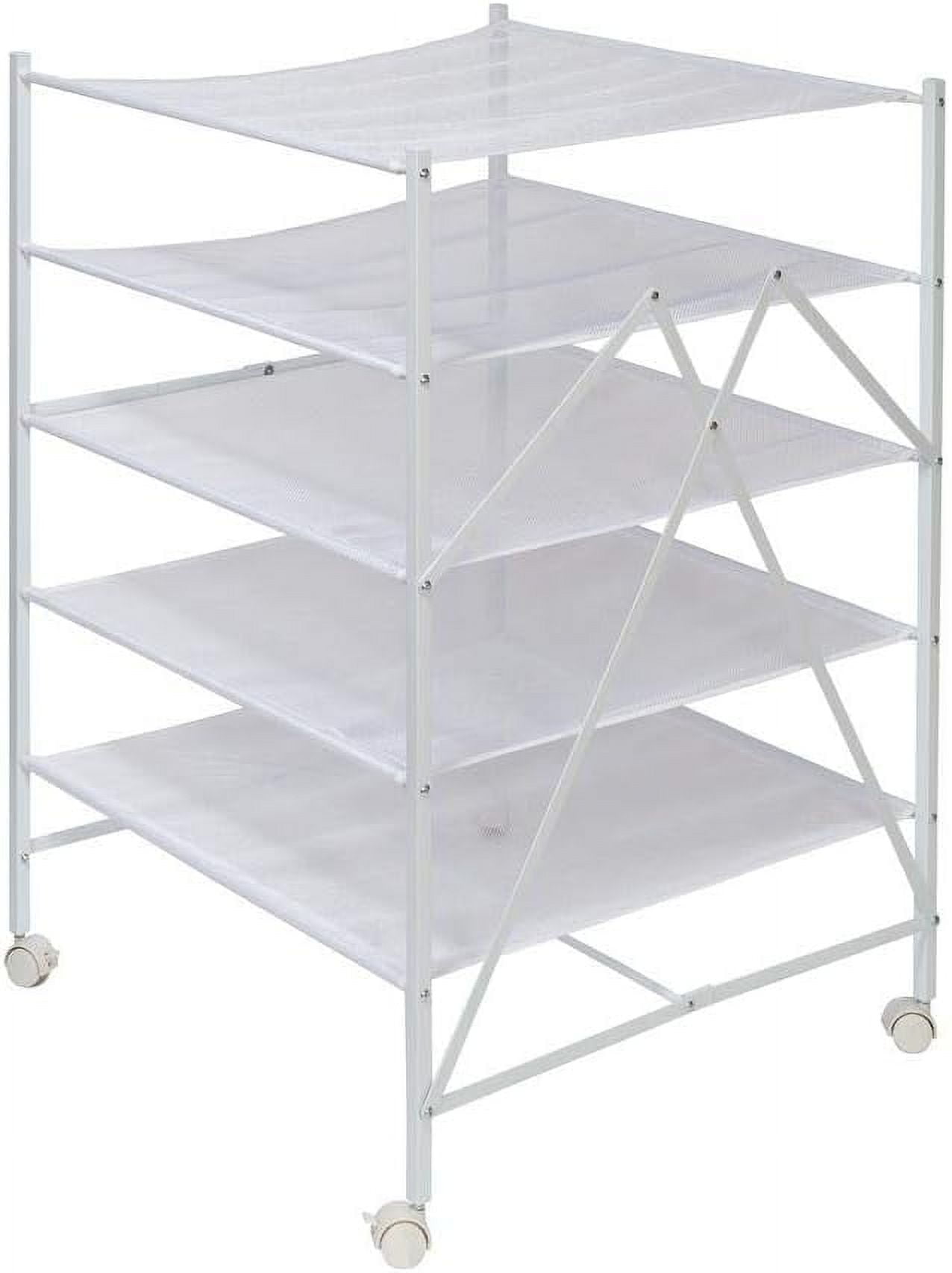 5-Tier Flat Drying Rack DRY-08550 White - Walmart.com