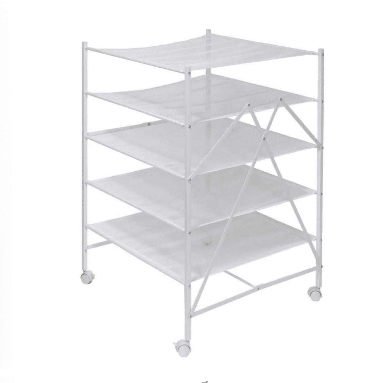 5-Tier Flat Drying Rack White - Walmart.com