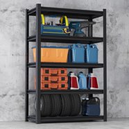 Slsy 3 Pack 72"H x 36"W x 18"D Garage Shelving, Heavy Duty Steel ...