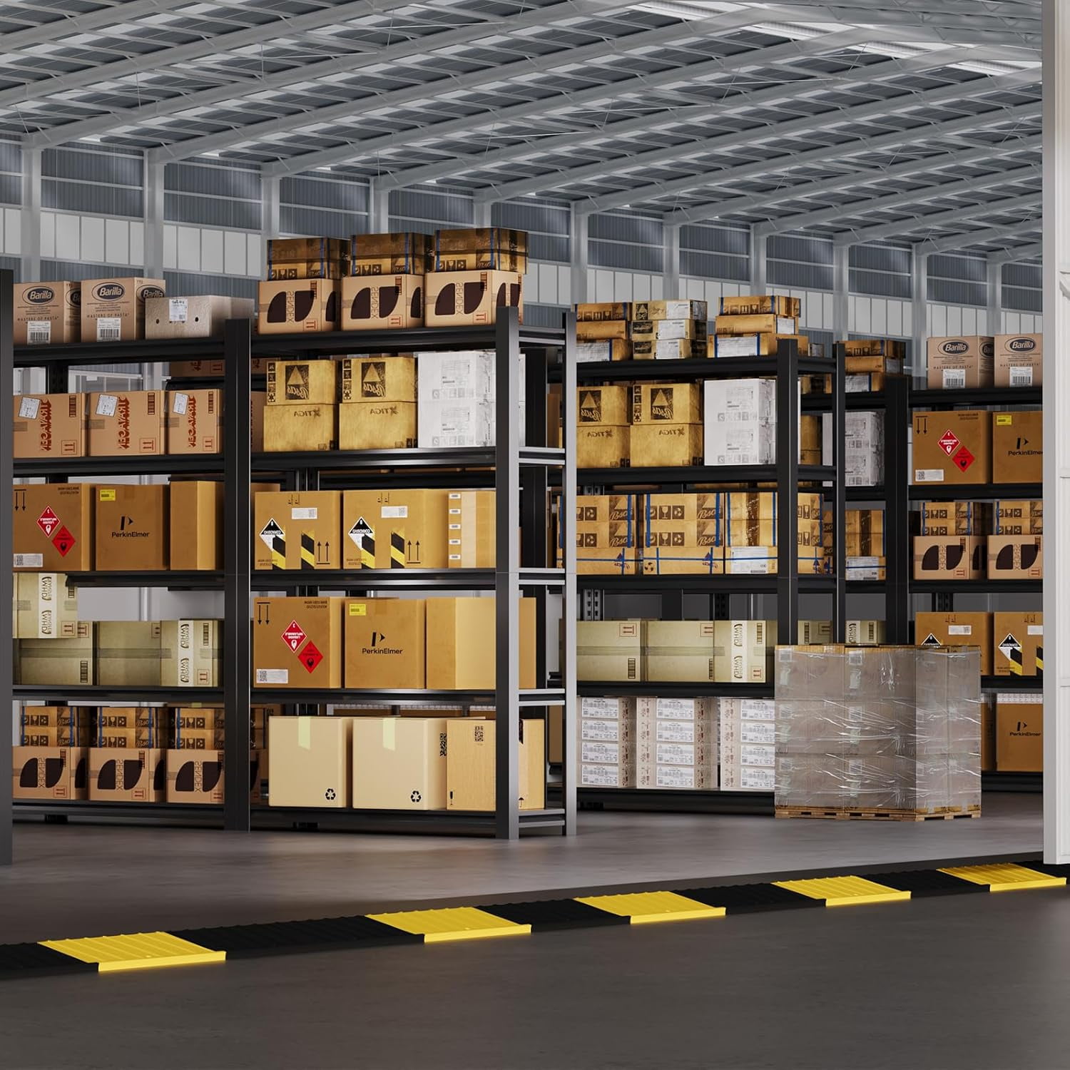 5-Tier Heavy Duty Garage Shelving 3000LBS Capacity, Adjustable Metal ...