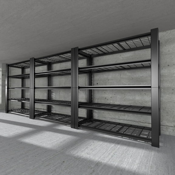 2-Pack Heavy Duty Steel Garage Shelving 45\u201Dx 15\u201D Wall Mounted ...