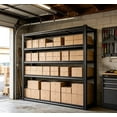 5-Tier Heavy Duty Metal Shelving Unit, 60”W x 24”D x 72”H, Adjustable ...
