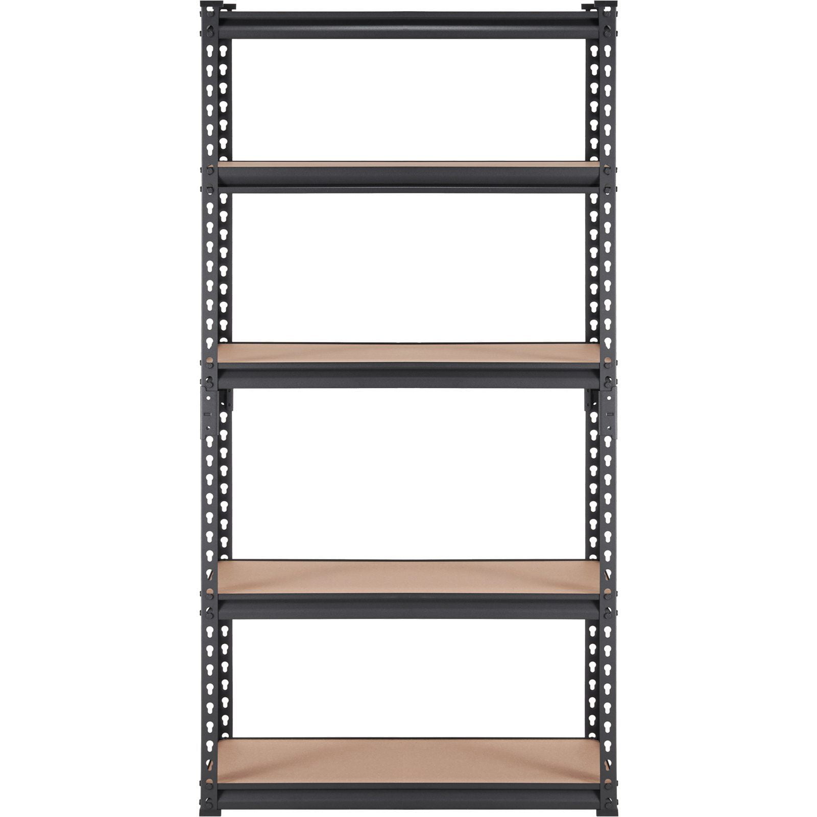 5 Tier Heavy Duty Metal Storage Shelving Unit Adjustable 2000 lbs ...