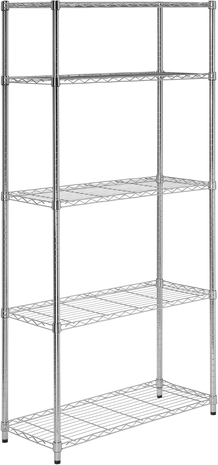 5-Tier Heavy Duty Storage Shelves – Perfect for Bathroom, Garage ...