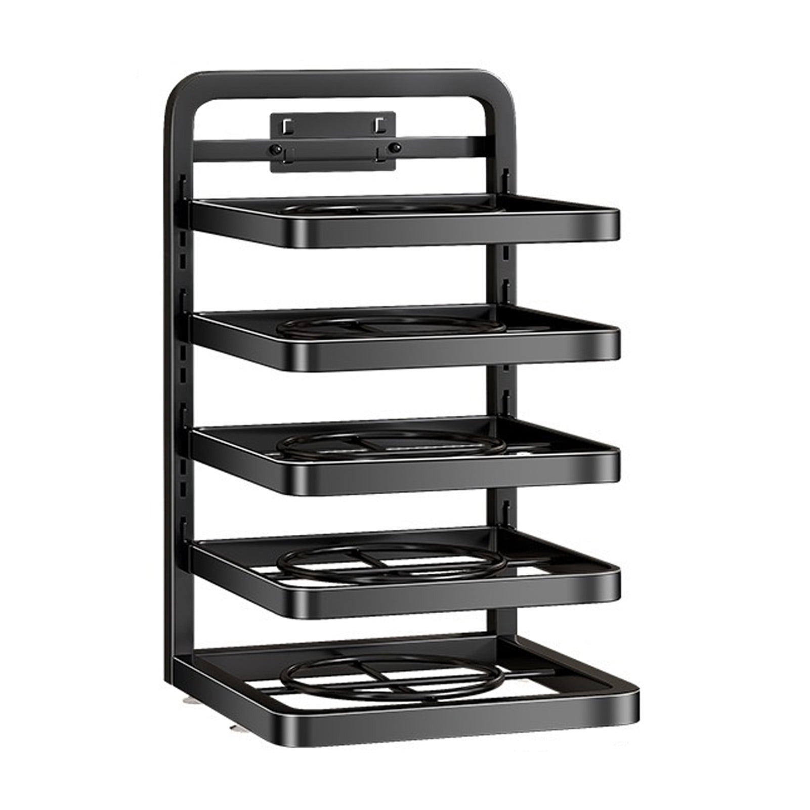 5 Tier Kitchen Counter Storage Shelf Detachable Height Adjustable ...