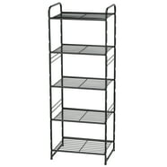 2-Tier Heavy-Duty Wall Mount Floating Steel Wire Mesh Storage Shelves ...