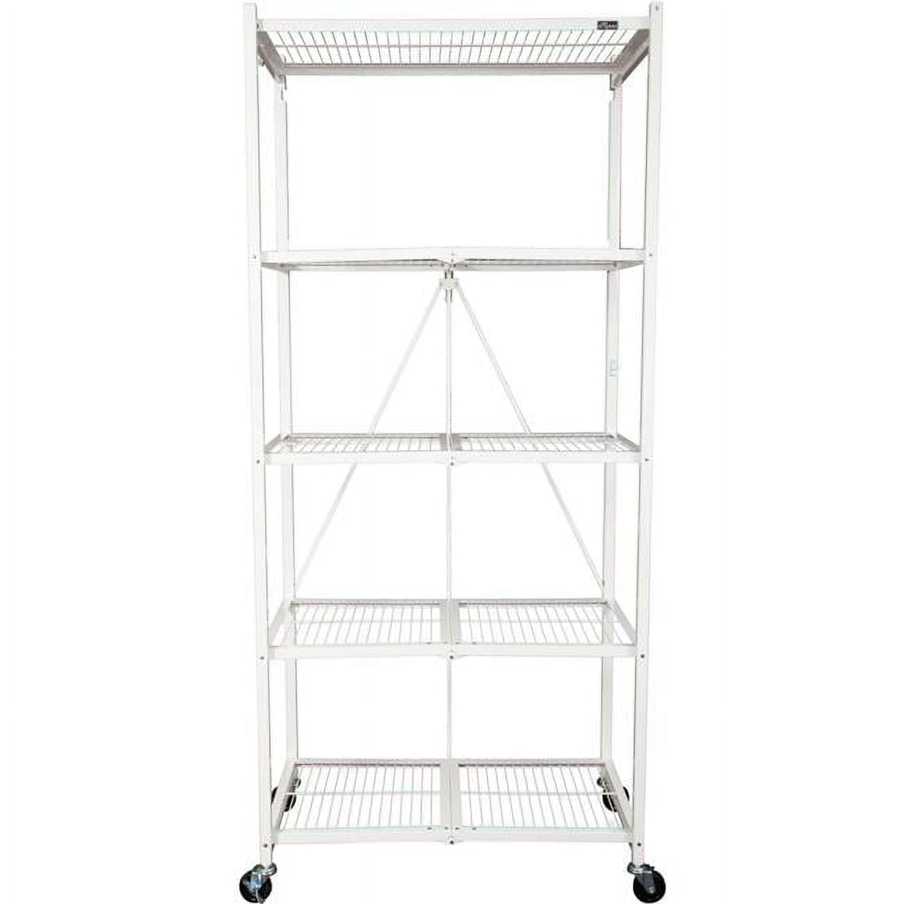 5 Tier Large Heavy Duty Rack - White - 78 x 36 x 21 in. - Walmart.com