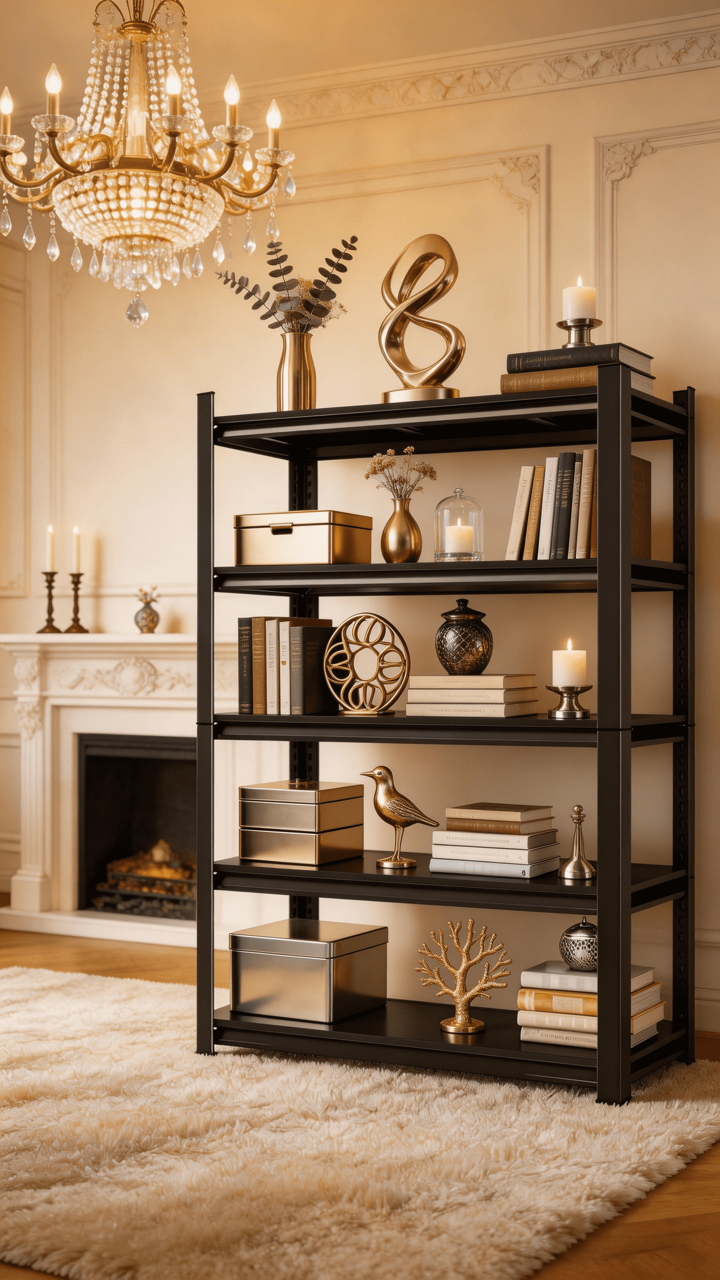 5-Tier Metal Garage Shelving Unit, Heavy Duty Adjustable Storage ...