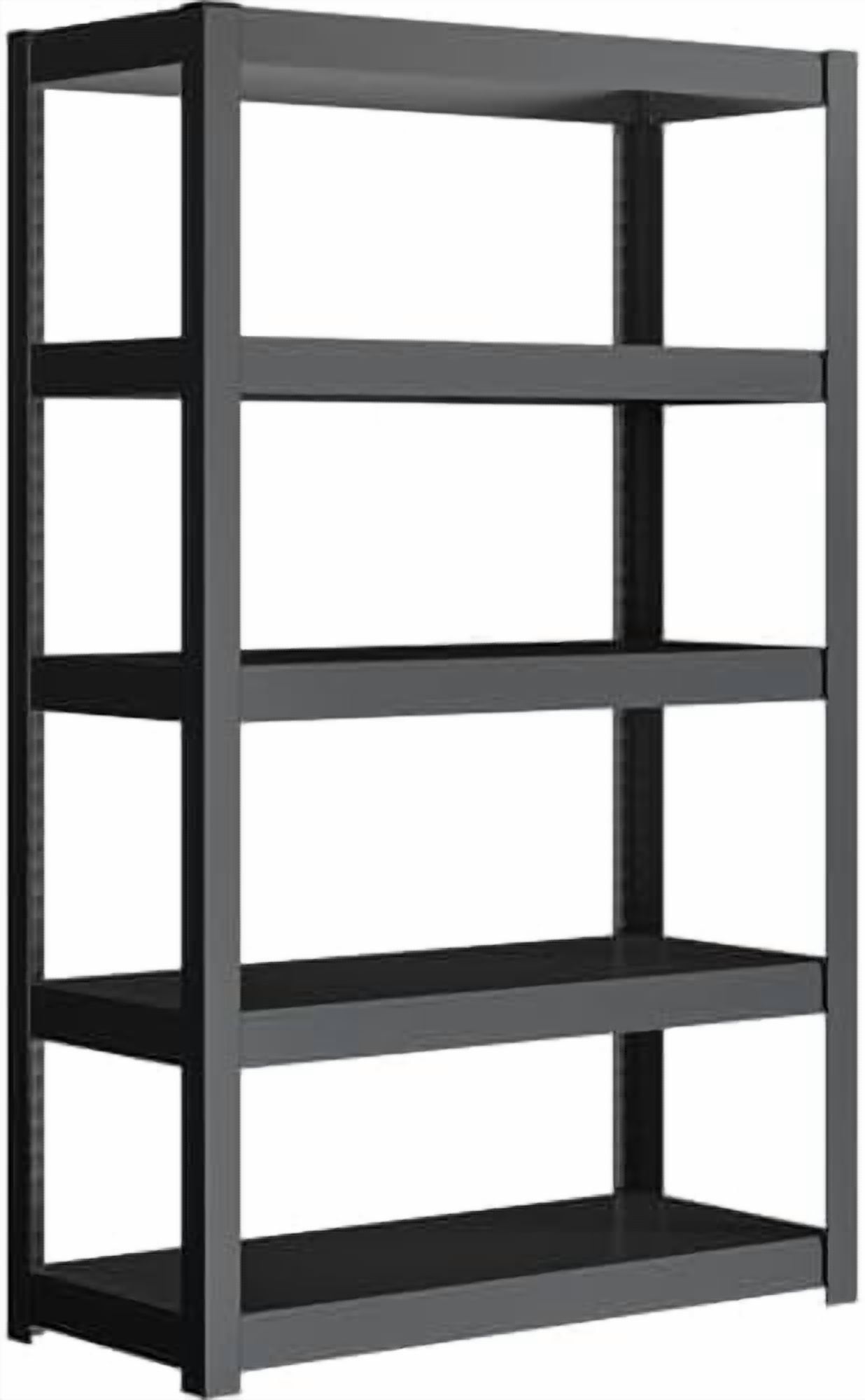 5-Tier Metal Shelving Unit, Adjustable Storage Utility Rack, Heavy Duty ...