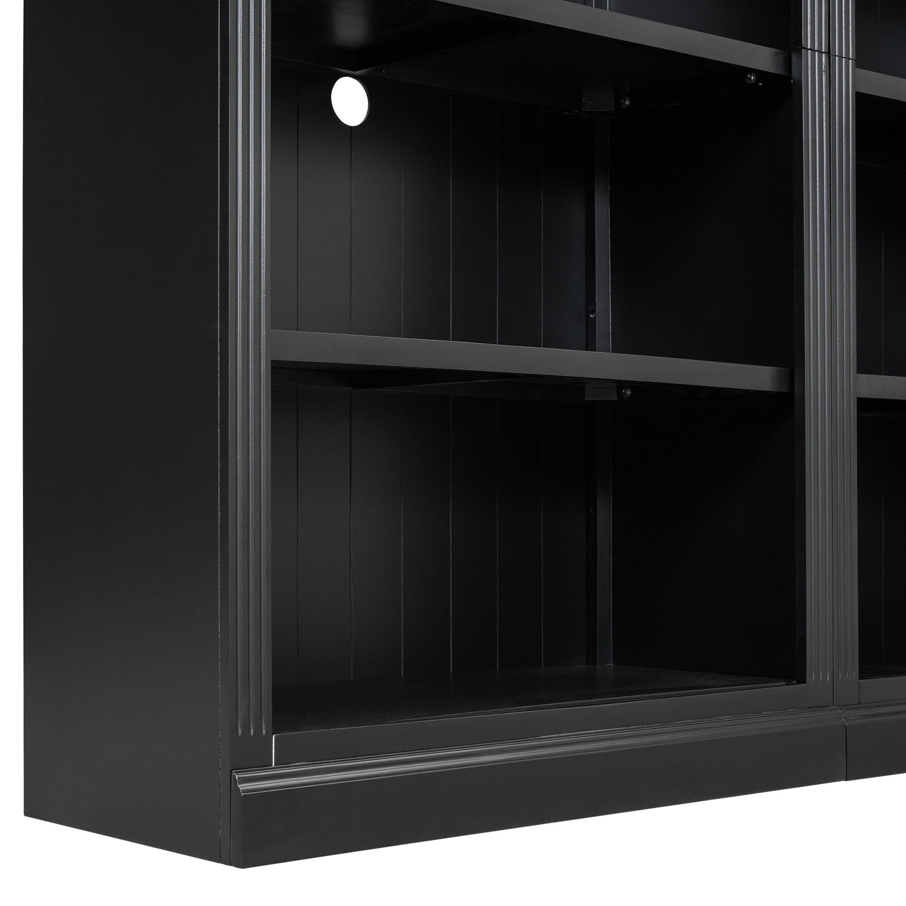 5-Tier Modern Bookcase for Home Office | LED Lighting with USB ...