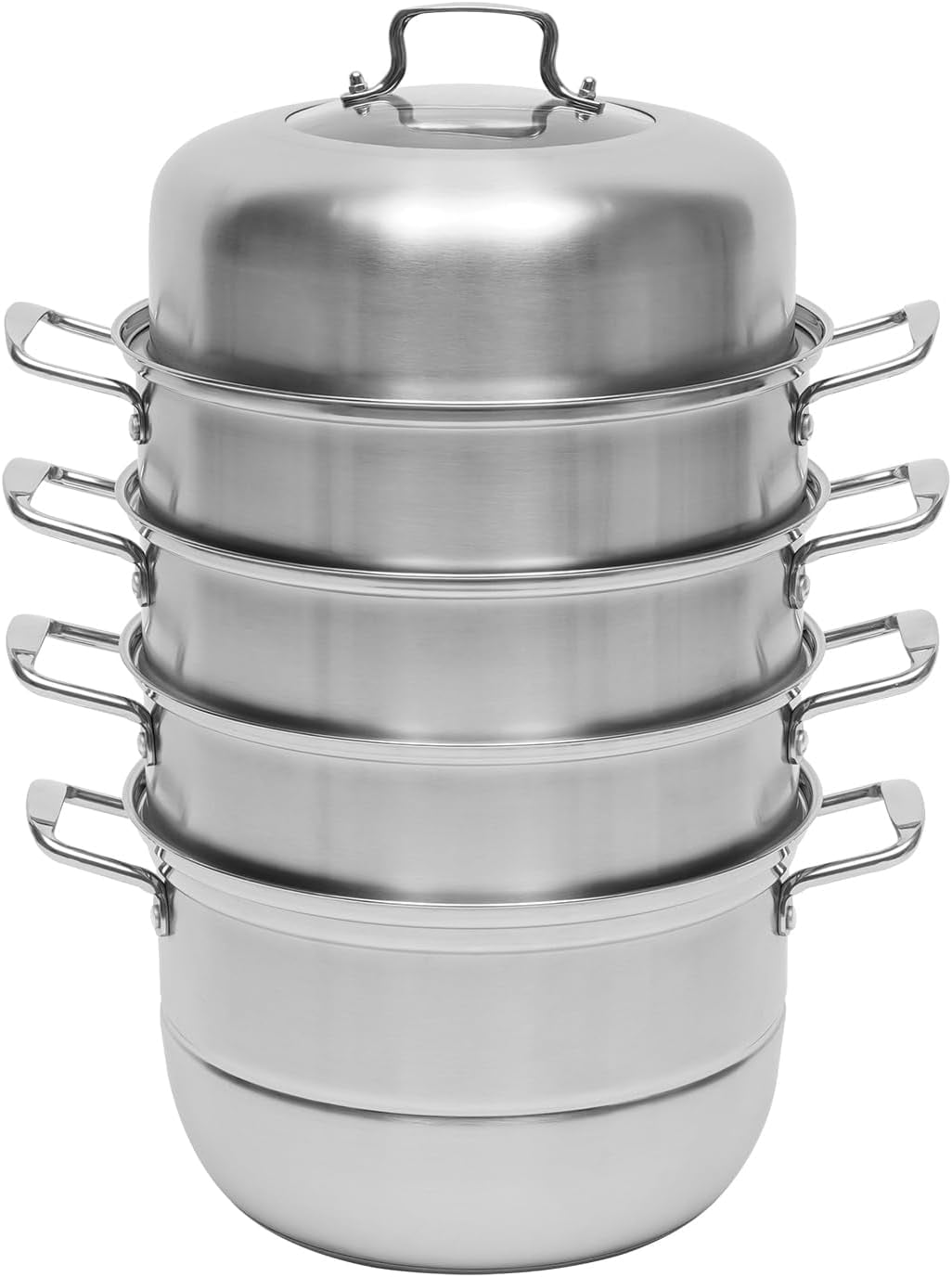 5 Tier Multi Tier Layer Stainless Steel Steamer Pot For Cooking With ...