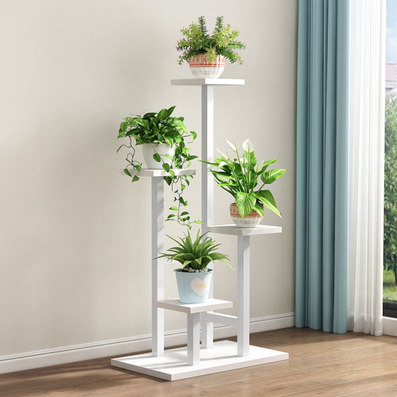 5 Tier Plant Stand Indoor,Planter Rack Storage Organizer Flower Pot ...