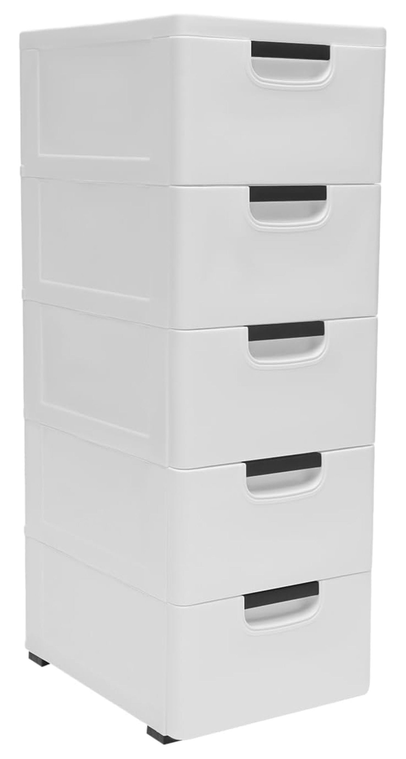5 Tier Plastic Drawers Dresser, Tall Dresser Clothes Storage Cabinet ...