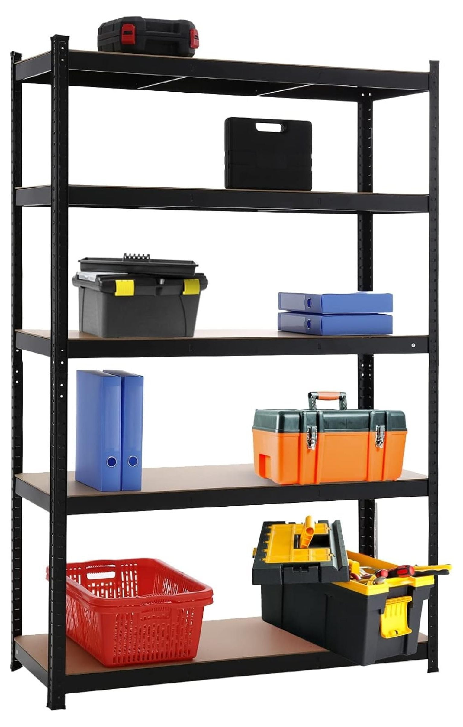 5 Tier Racking Shelf 70.8x39.3x15.7 inch Garage Shelving Storage ...