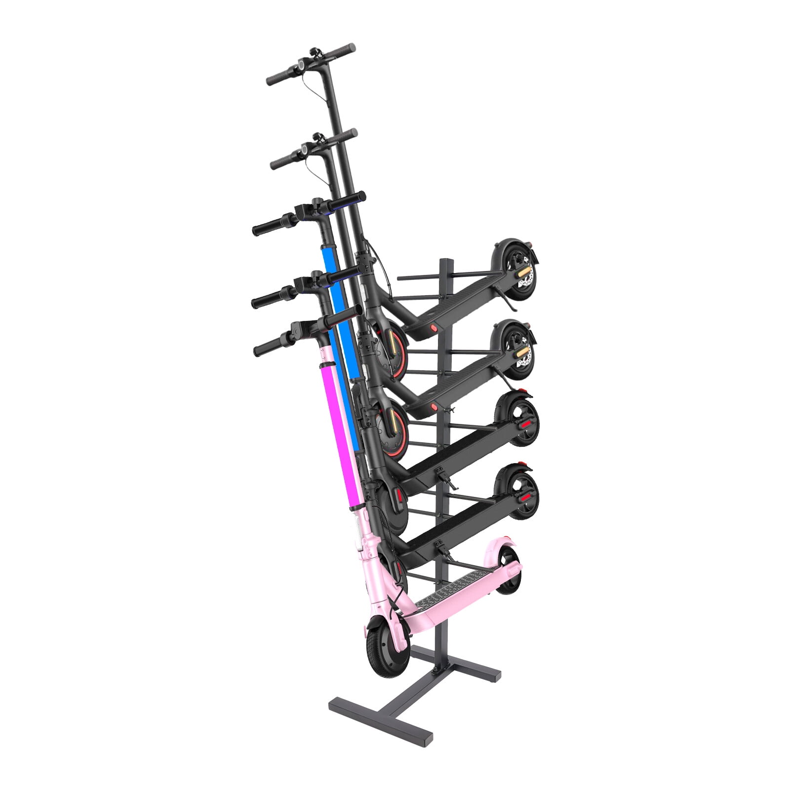 5-Tier Scooter Stand For Multiple Scooters Holder Scooter Storage Rack ...