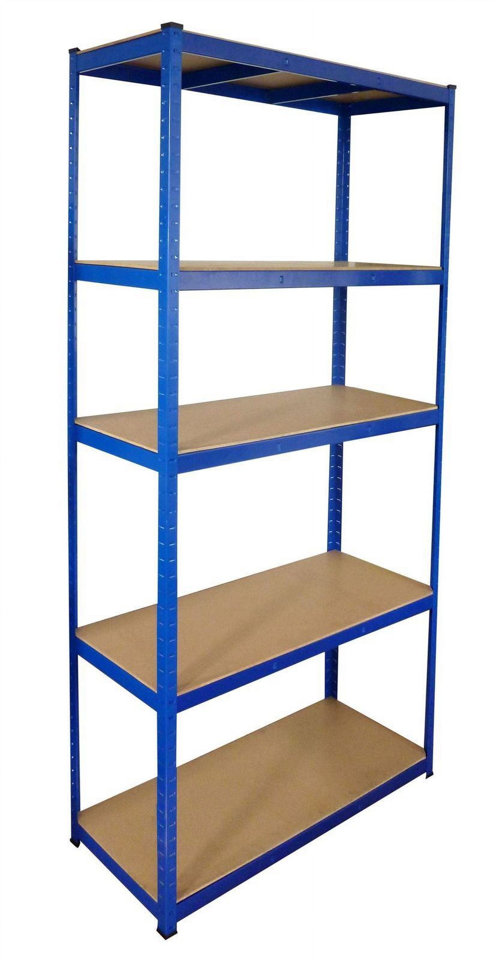 5 Tier Shelves Metal Storage Shelving Garage Racking Shelf 1.5m x 0.7m ...