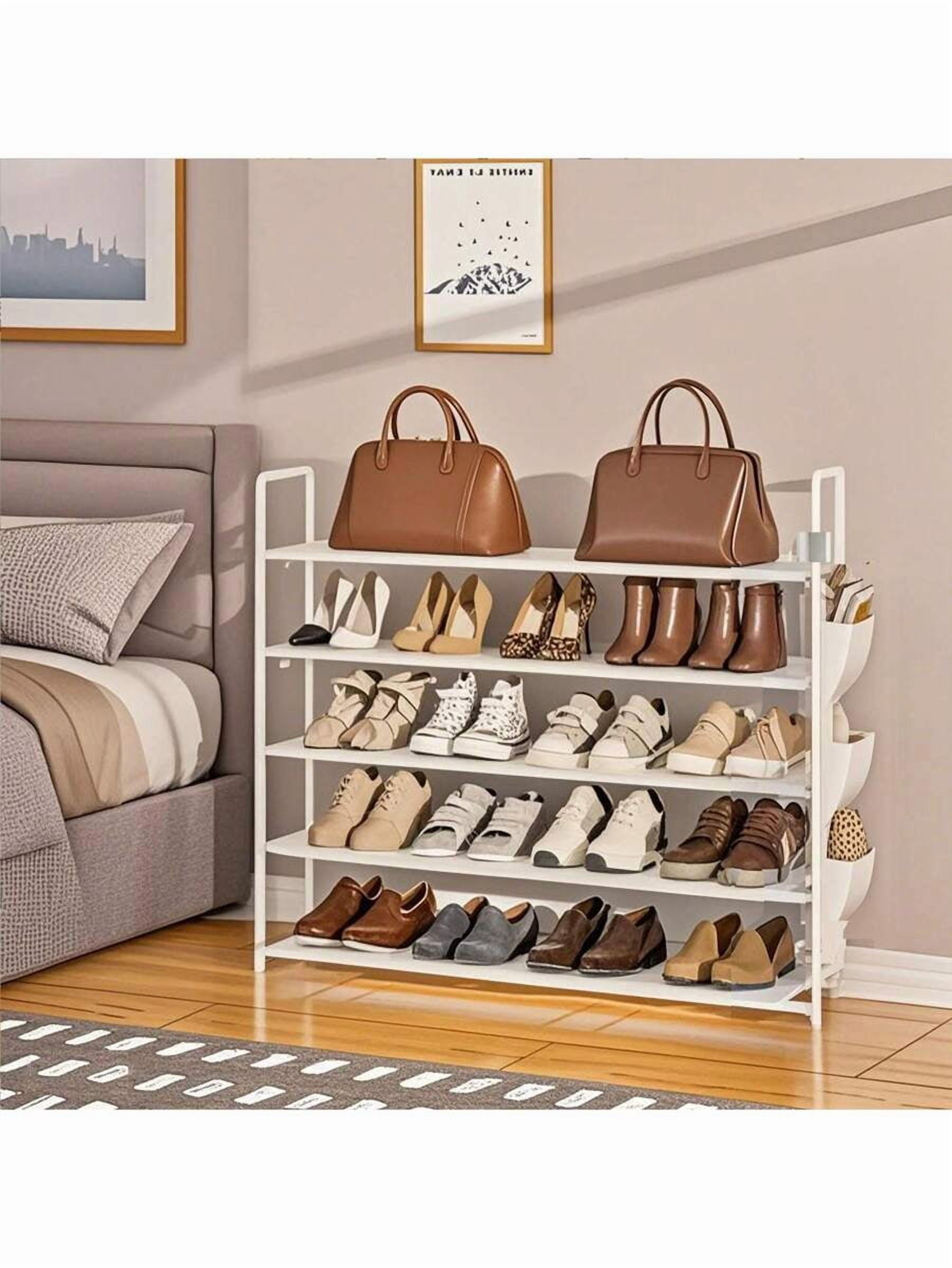 5 Tier Shoe Rack Shoe Holder For Closet Entryway Shoe Shelf Shoe Stand ...