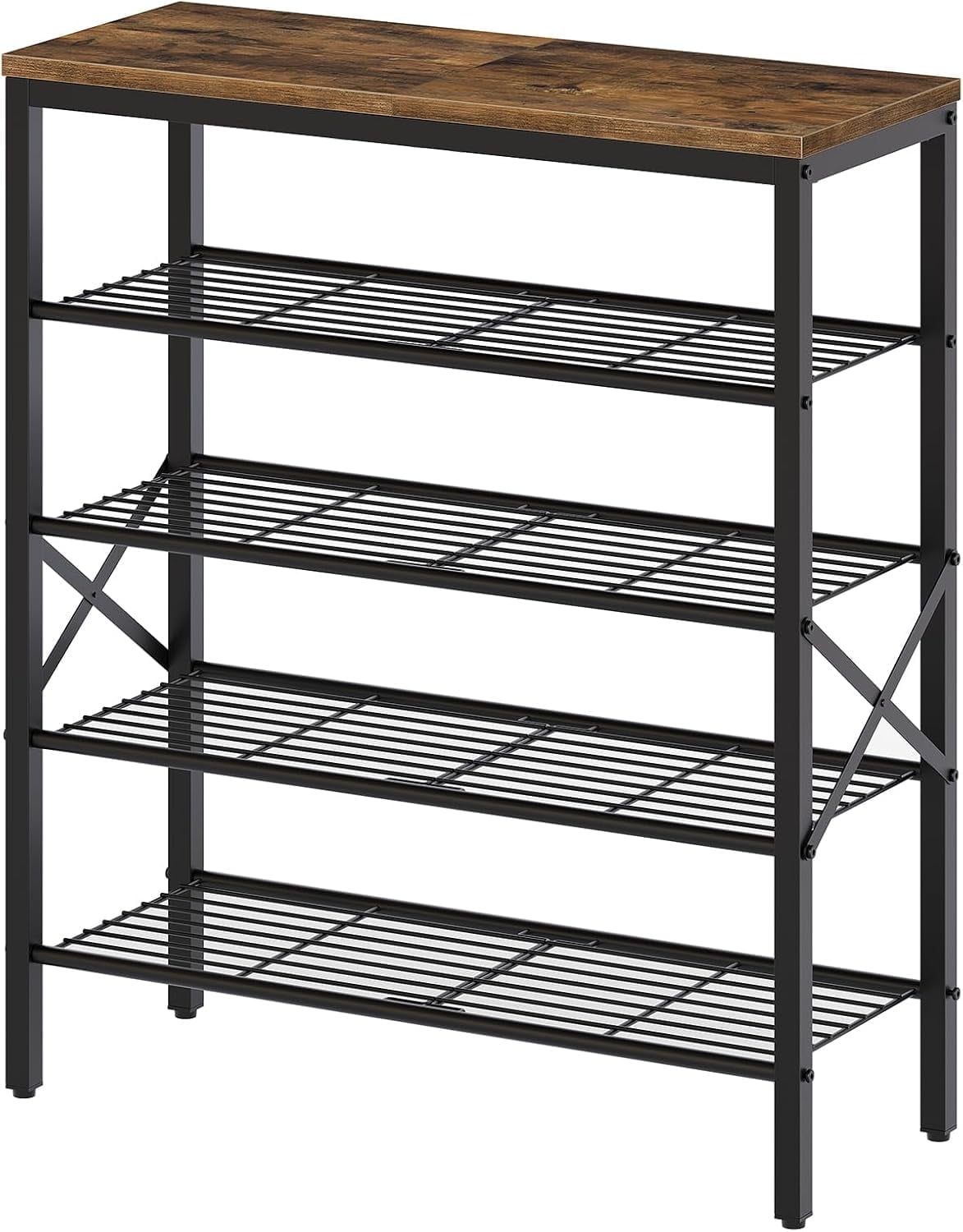 5-Tier Shoe Rack, Shoe Storage for Entryway and Closet, Free Standing ...