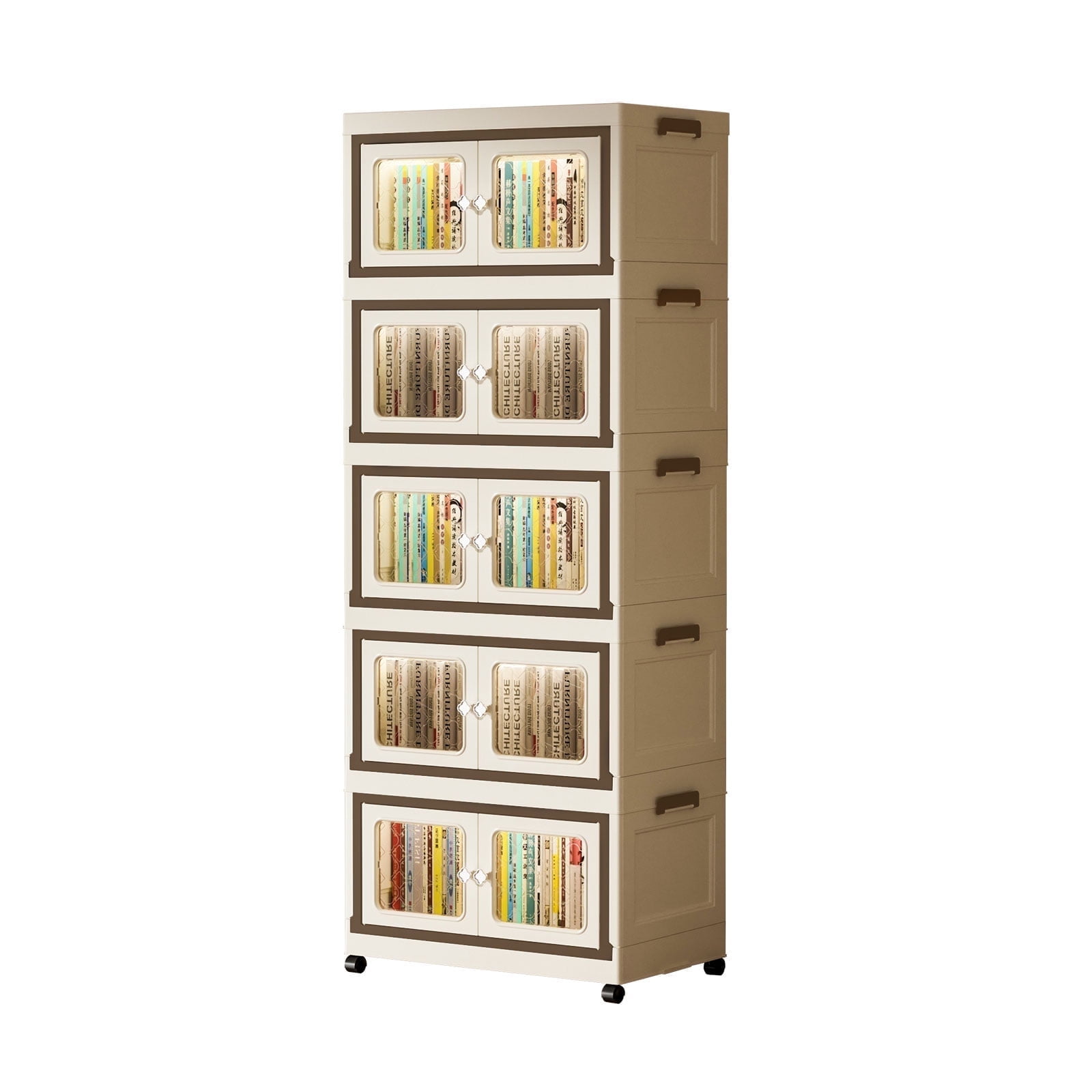 Generic 5 Tier Stackble Storage Bins with Lid, Portable Closet ...