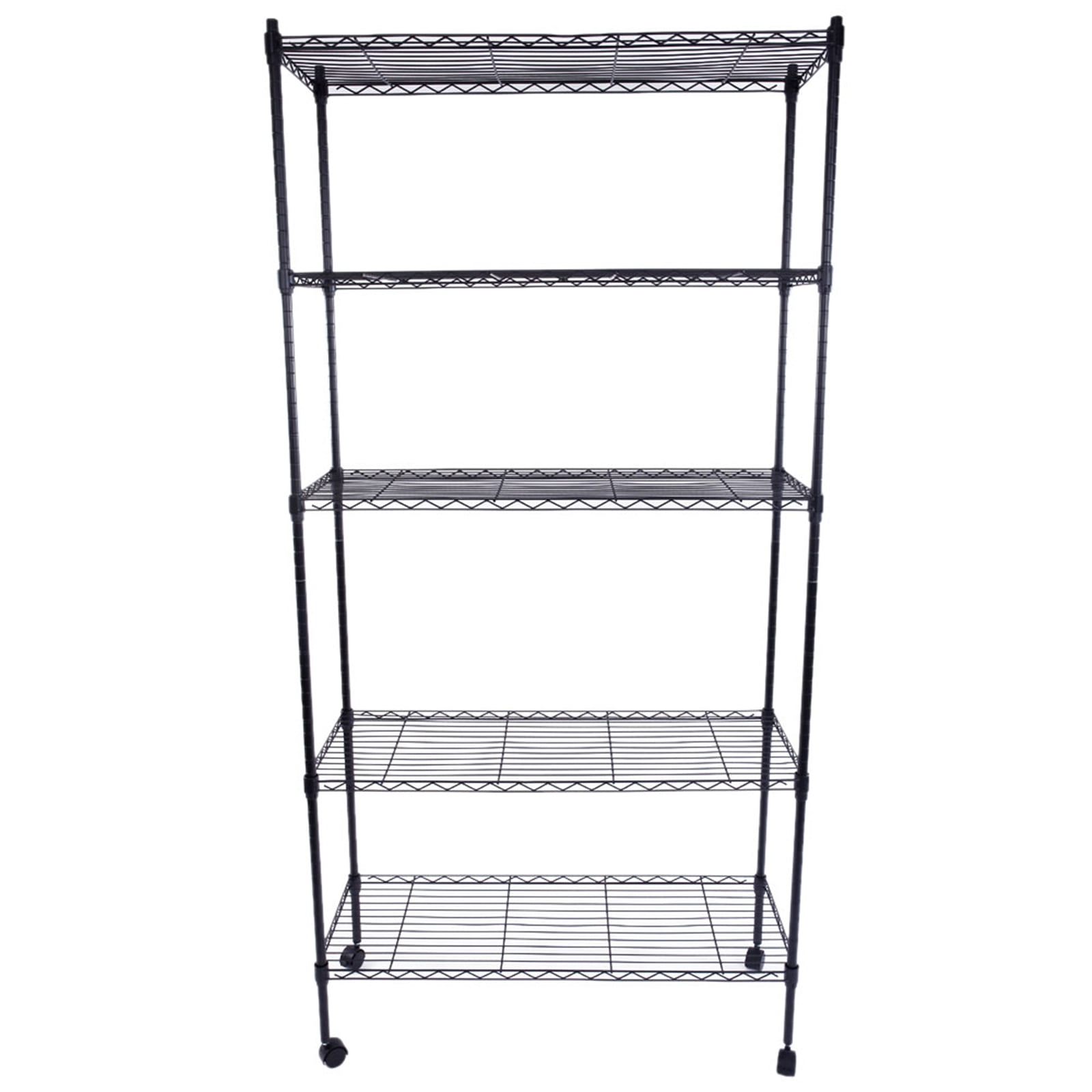 5 Tier Storage Racks and Shelving, Pantry Shelves Wire Shelf for ...