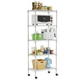 FDW 5-Tier Metal Wire Garage Storage Rack Shelf Unit For Garage/Kitchen ...