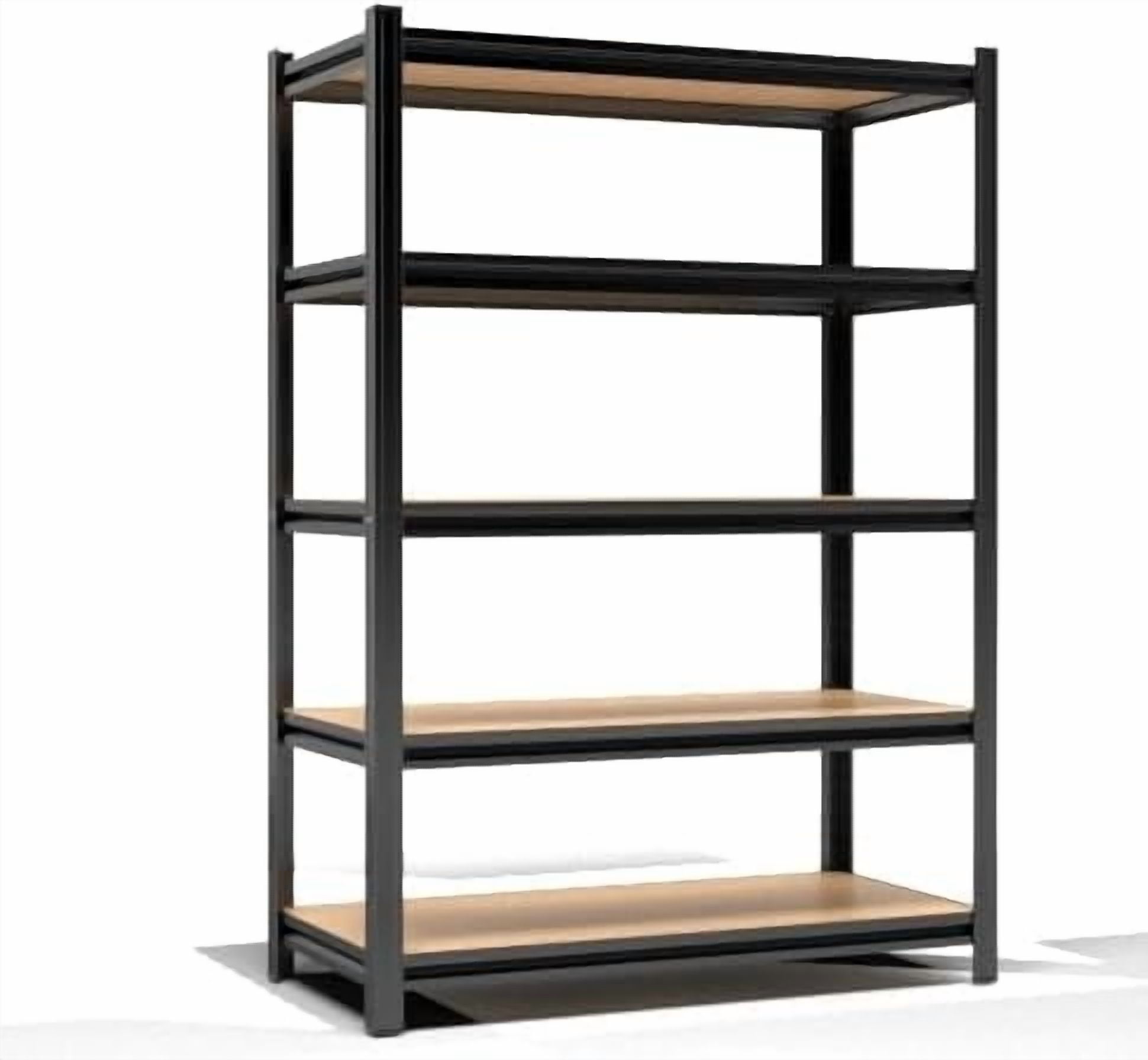 5-Tier Storage Shelves, Kitchen Shelving Unit Freestanding, Quick DIY ...